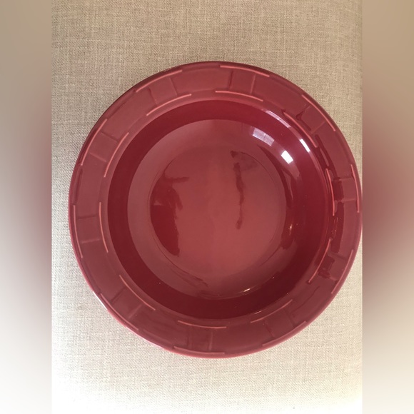 Longaberger | Kitchen | Longaberger Pasta Bowl Woven Traditions Paprika ...